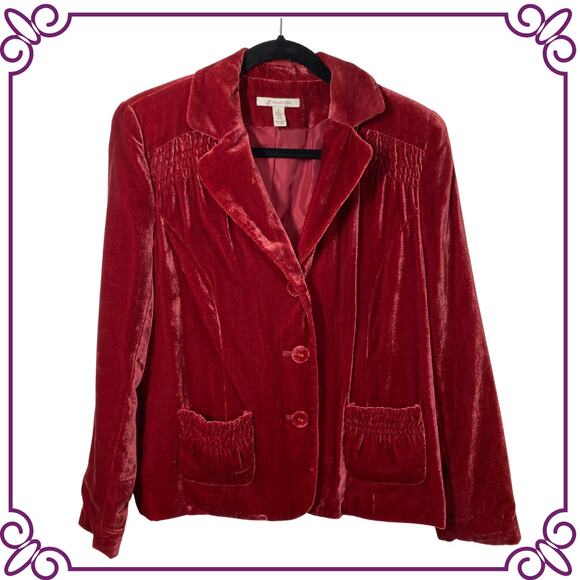 JM Collection | Jackets & Coats | Vintage Jm Collection Red Berry ...